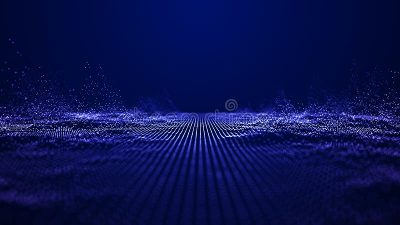 Futuristic Point Wave. Abstract Background with a Dynamic Wave ... Futuristic Point Wave. Abstract Background with a Dynamic Wave ...