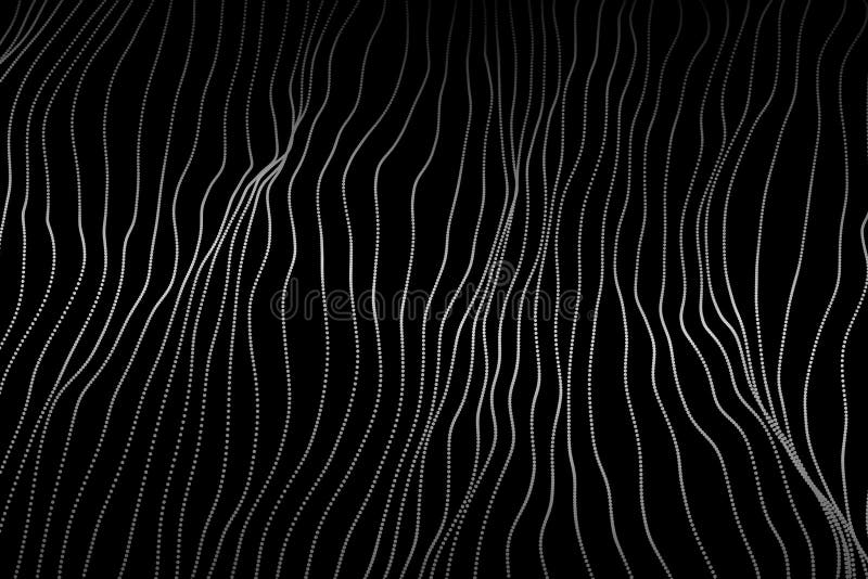 Wave 3d. Wave of Particles. Futuristic Point Wave. Design for Poster ...