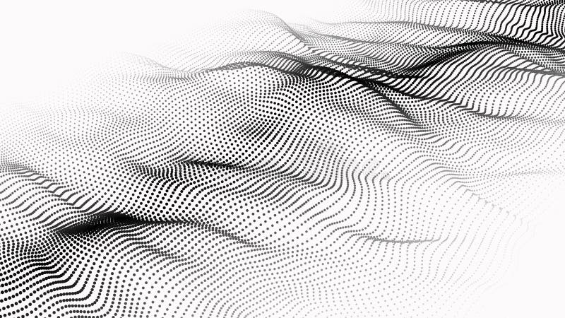 Wave of Particles. Futuristic Point Wave. Vector Illustration. Abstract ... Wave of Particles. Futuristic Point Wave. Vector Illustration. Abstract ...