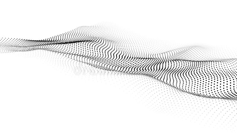 Wave of Particles. Futuristic Point Wave. Vector Illustration. Abstract ... Wave of Particles. Futuristic Point Wave. Vector Illustration. Abstract ...