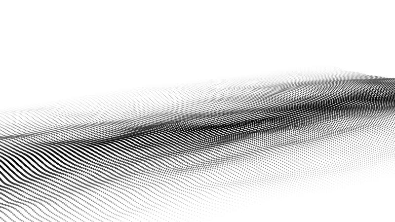 Wave of Particles. Futuristic Point Wave. Vector Illustration. Abstract ... Wave of Particles. Futuristic Point Wave. Vector Illustration. Abstract ...