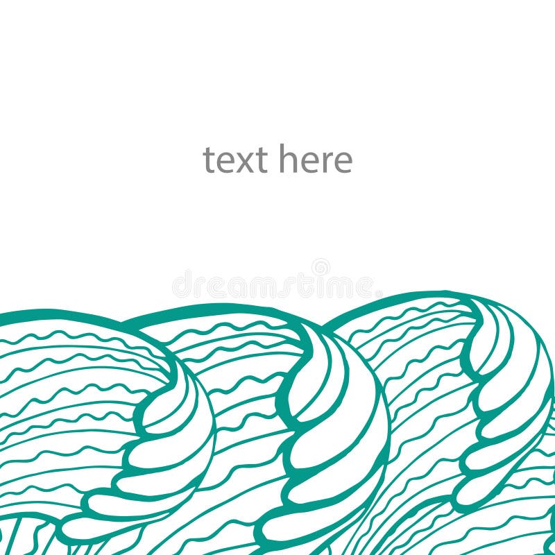 Wave pattern stock vector. Illustration of abstract, graphic - 48735653