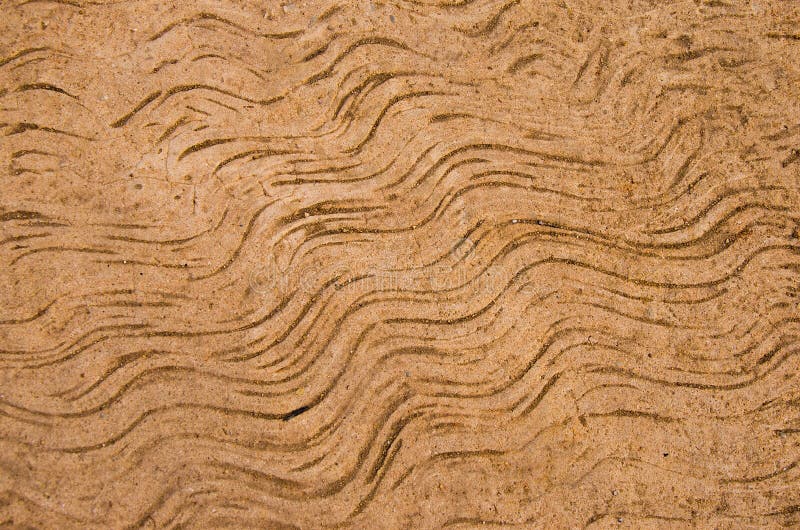 Wave Pattern on Cement Floor Stock Image - Image of middle, cement ...