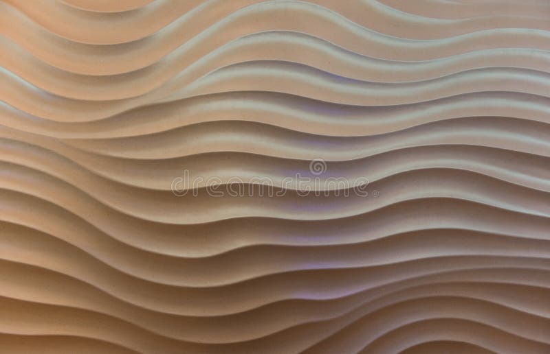 The Wave Pattern Concrete Wall Stock Photo - Image of plaster, abstract ...
