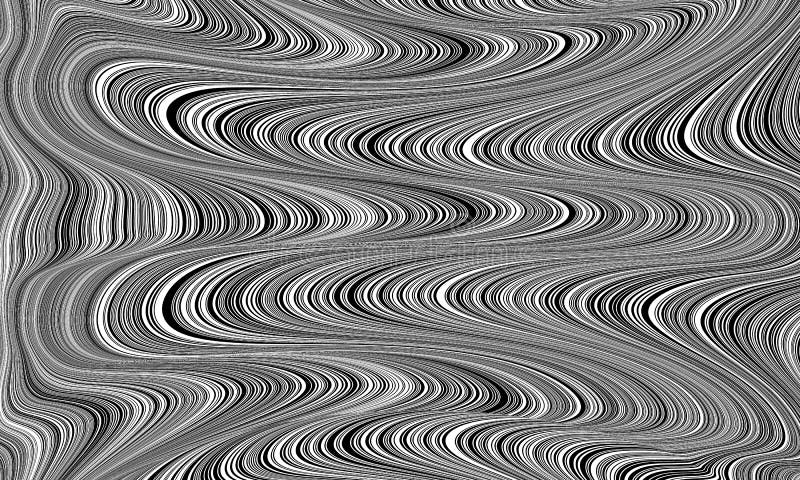 Distorted Wave Monochrome Texture. Fluctuation Of Space Concept. Vector ... Distorted Wave Monochrome Texture. Fluctuation Of Space Concept. Vector ...