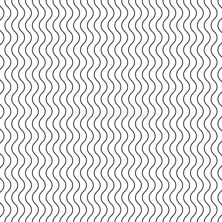 Wave Pattern Lines Vector Background Stock Illustration - Illustration ...
