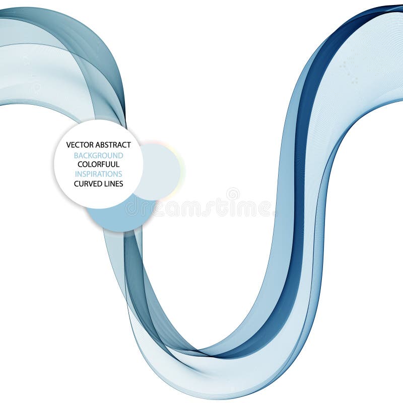 Wave Pattern. Presentation Template. Blue Wave. Eps 10 Stock ...