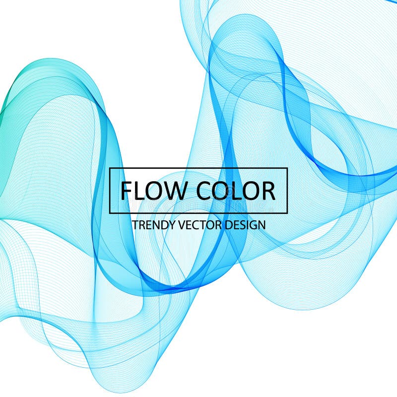 Wave Pattern. Presentation Template. Blue Wave. EPS 10 Stock ...