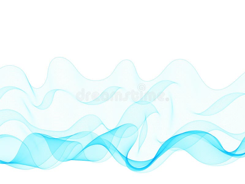 Wave Pattern. Presentation Template. Blue Wave. Eps 10 Stock Image ...