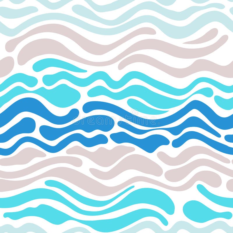 Wave pattern stock vector. Illustration of blue, mild - 43958413