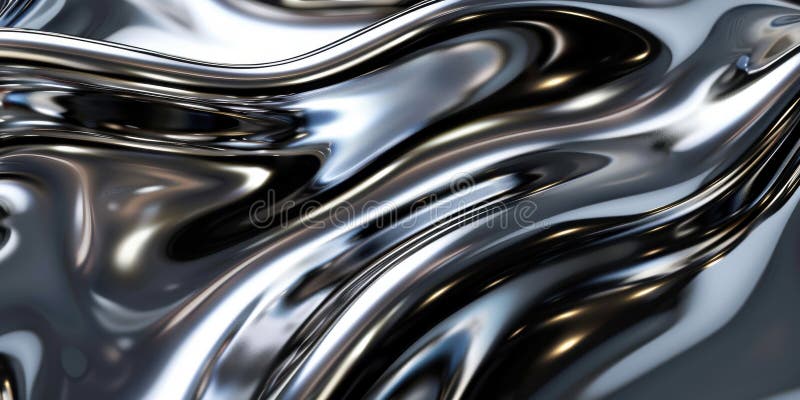 Wave Pattern and Silver Sheen on Fabric Showcasing Elegant Material ...