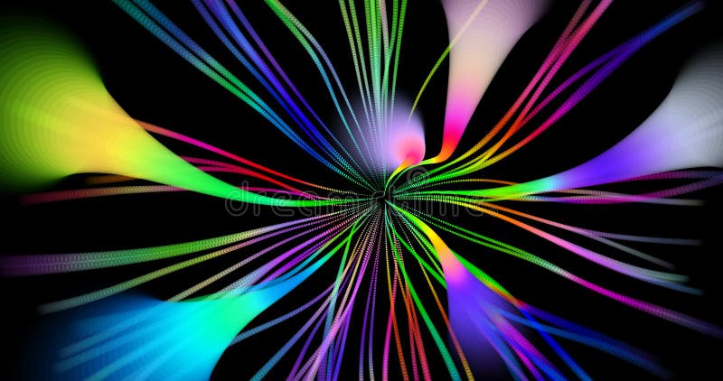 Wave Pattern Vector. 3D Glowing Abstract Digital Particles Background ...