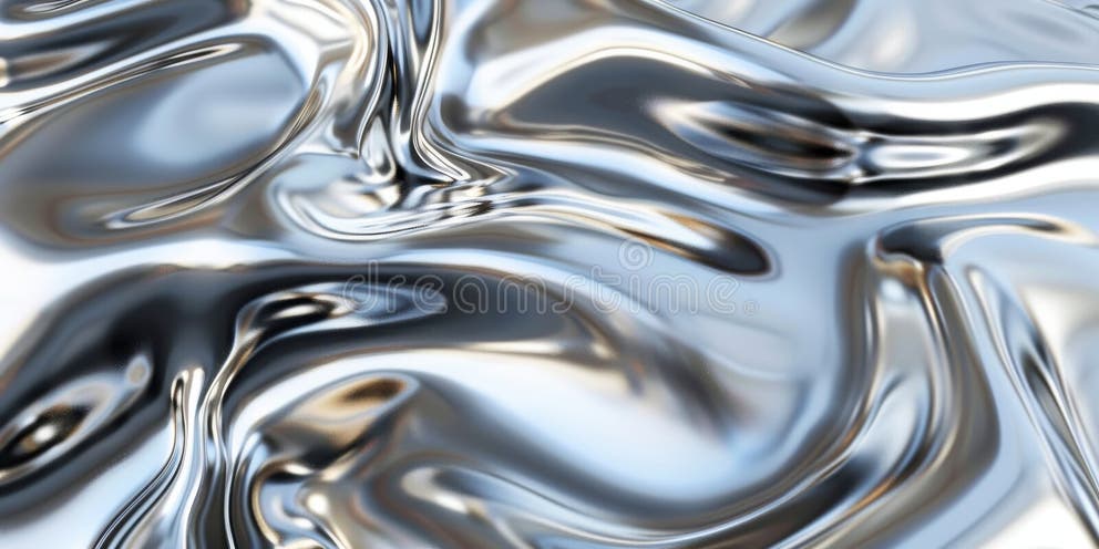 Wave Patterned Fabric with Silver Sheen for an Elegant Material Concept ...