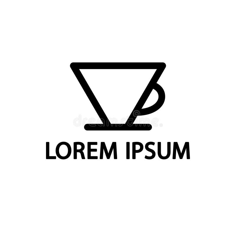 Wave Pour Over Coffee Maker Icon, Vector Illustration Stock ...