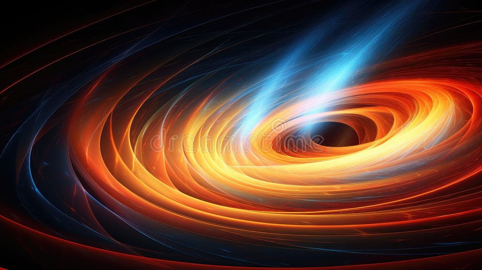 Wave Pulsating Audio Vortex Stock Illustration - Illustration of ...