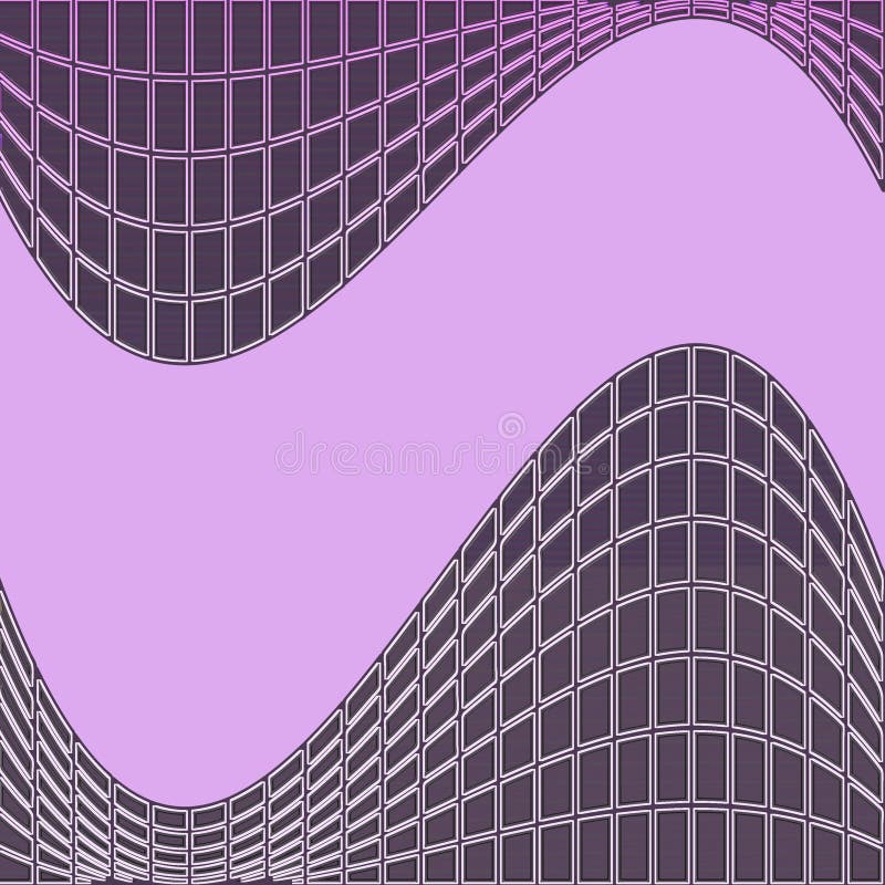 Wave with rectangles stock illustration. Illustration of colorful ...