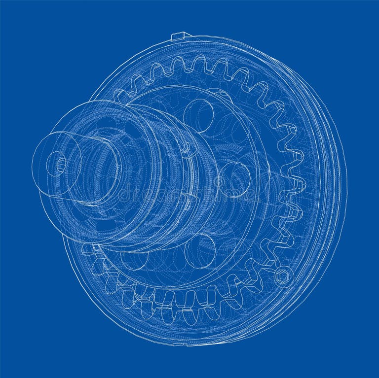 Wave Reducer. Vector Illustration, 3d Render Stock Vector ...