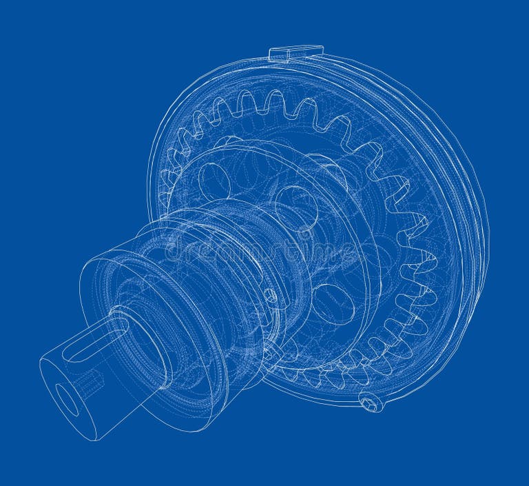 Wave Reducer. Vector Illustration, 3d Render Stock Vector ...