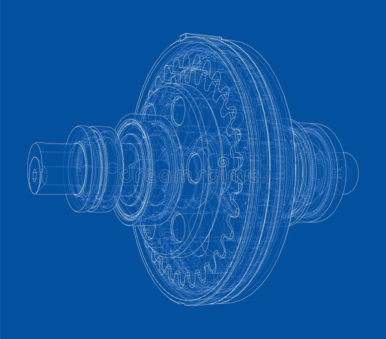 Wave Reducer. Vector Illustration, 3d Render Stock Vector ...