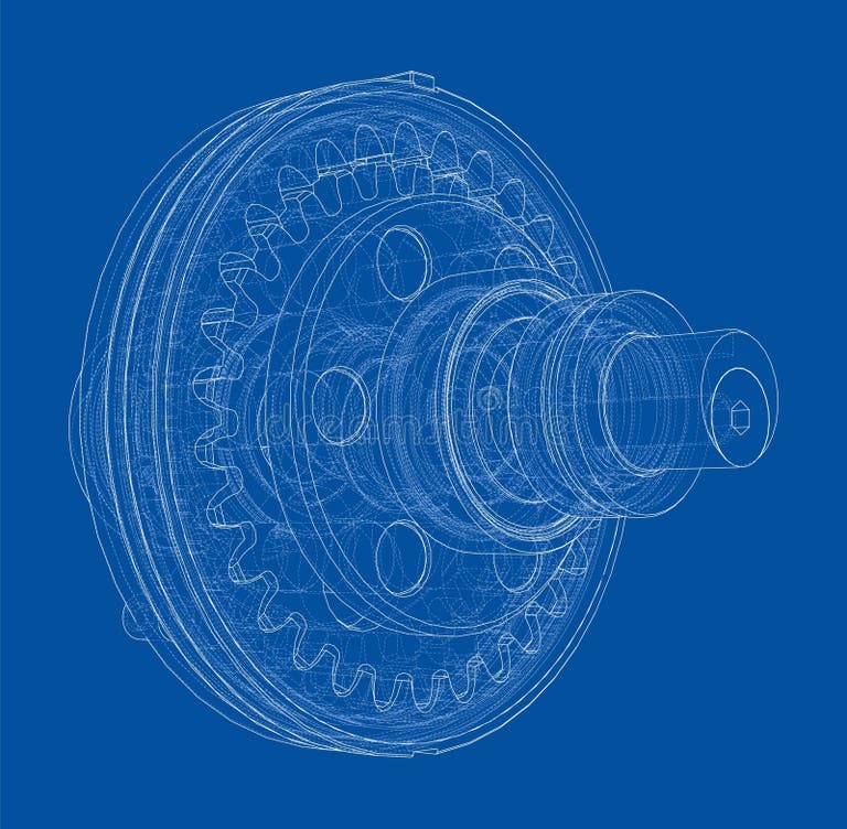 Wave Reducer. Vector Illustration, 3d Render Stock Vector ...