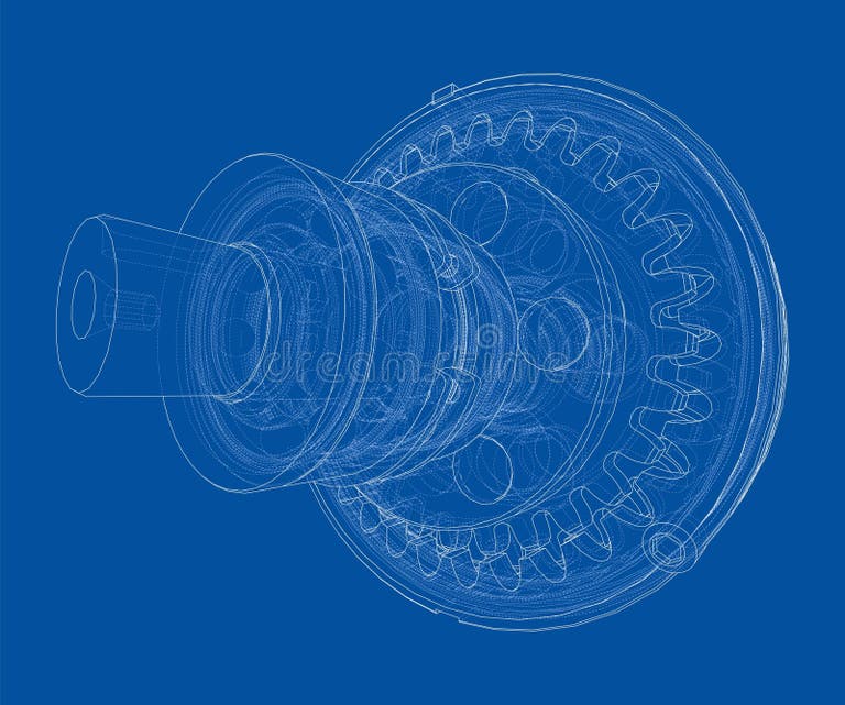 Wave Reducer. Vector Illustration, 3d Render Stock Vector ...