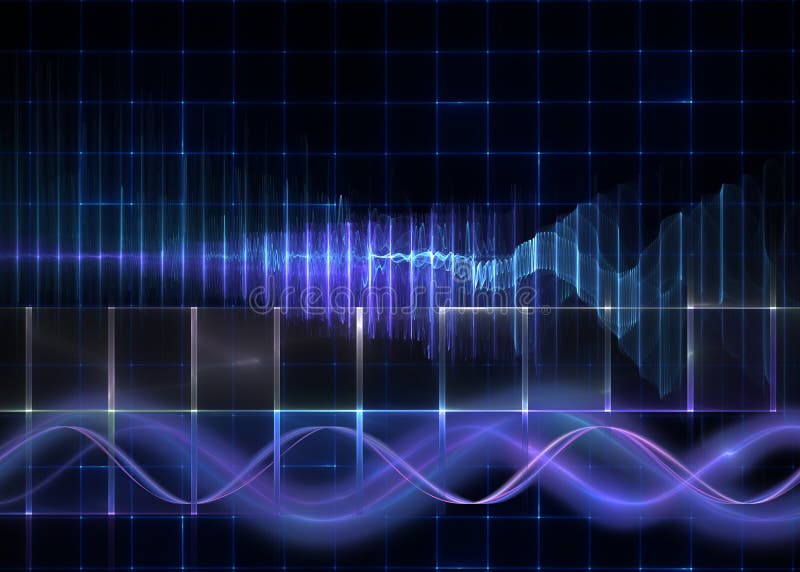 Wave Resonance - Abstract Background of Science and Technology Stock ...