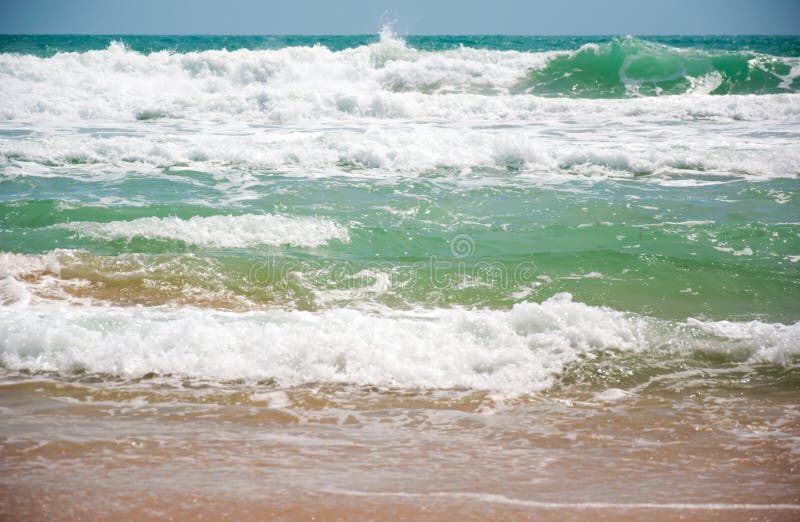 Wave and ripple in ocean stock photo. Image of beauty - 57352130