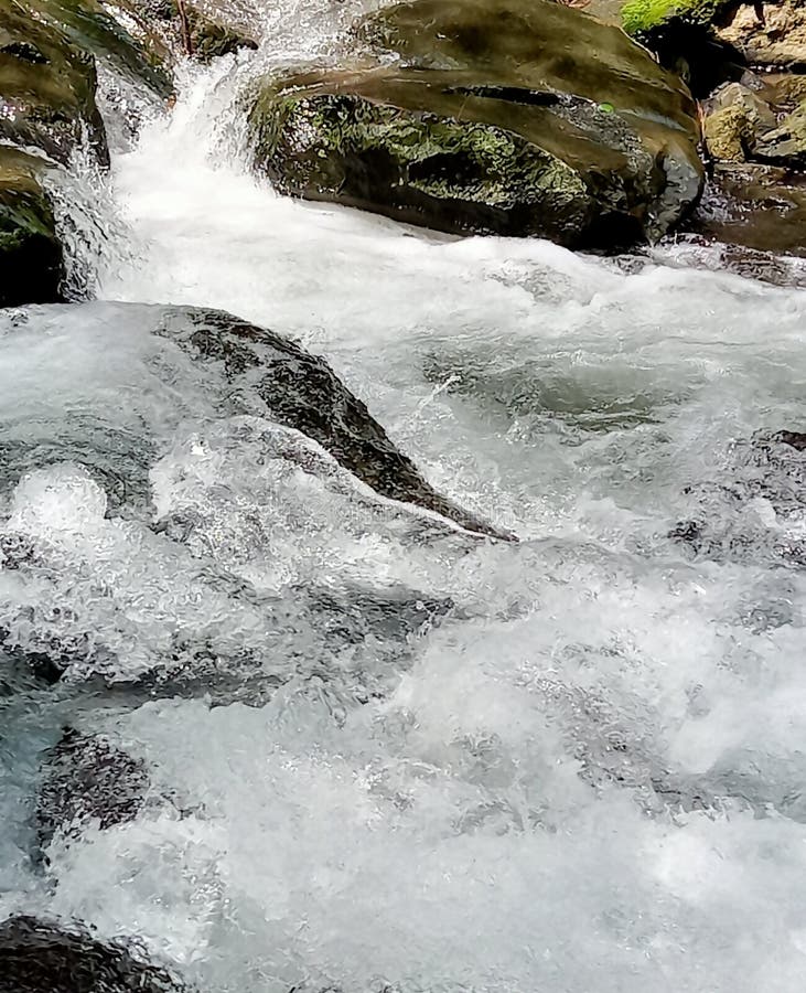 Wave River Water and Some Stones Stock Photo - Image of watercourse ...