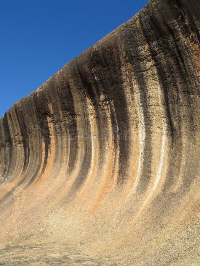 Wave Rock - Western Australia Stock Image - Image of standing, location ...