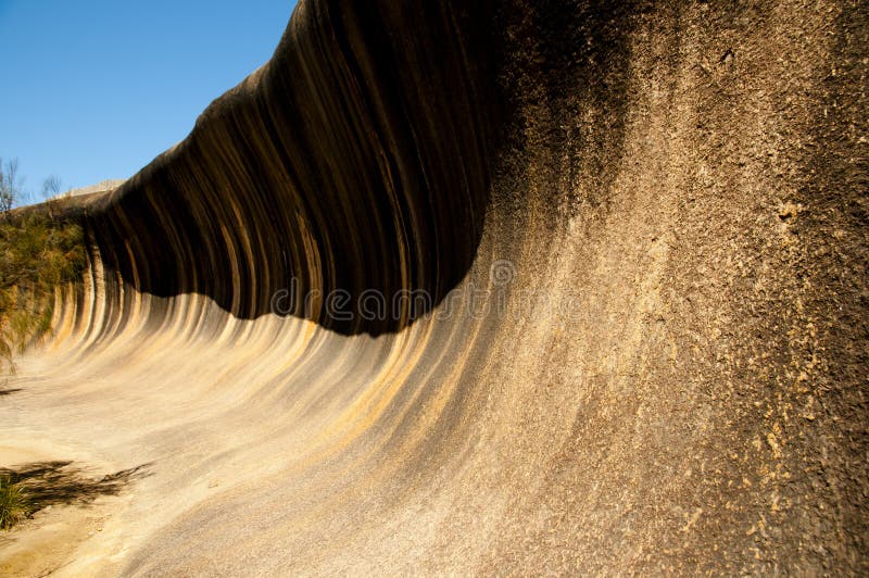 Wave Rock stock image. Image of pattern, travel, rock - 119556491
