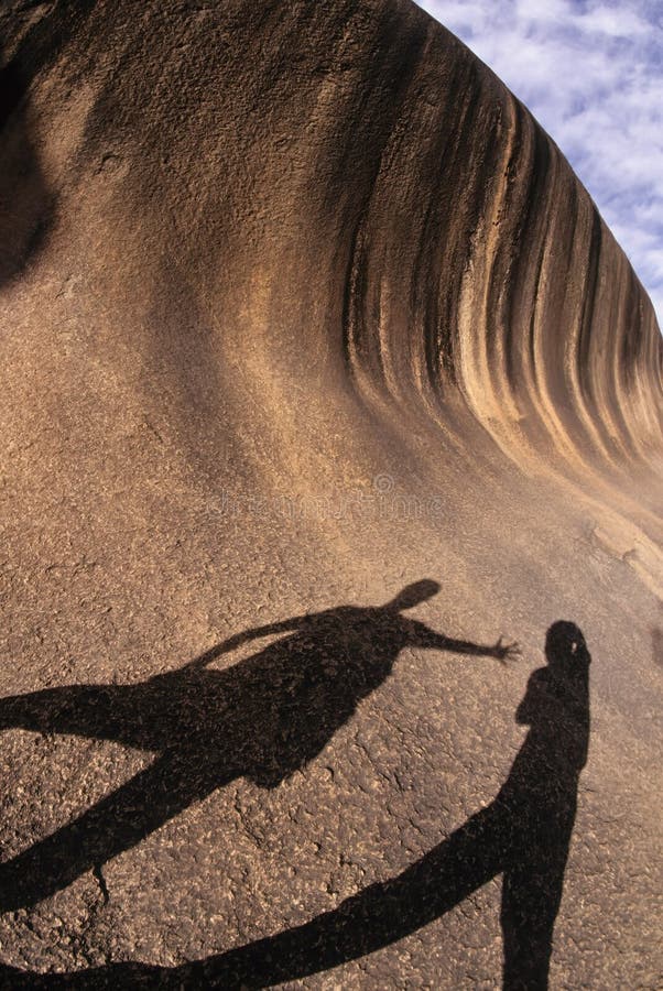 Wave Rock is a Natural Rock Formation Stock Image - Image of nature ...