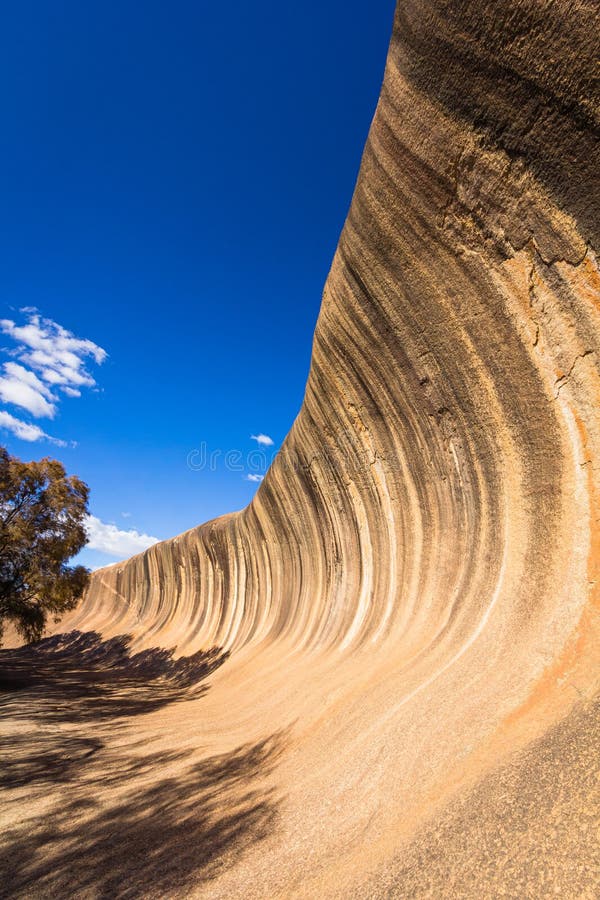 Wave Rock in Western Australia, Australia Stock Image - Image of ...