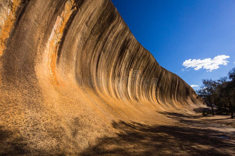 Wave Rock in Western Australia, Australia Stock Photo - Image of wave ...