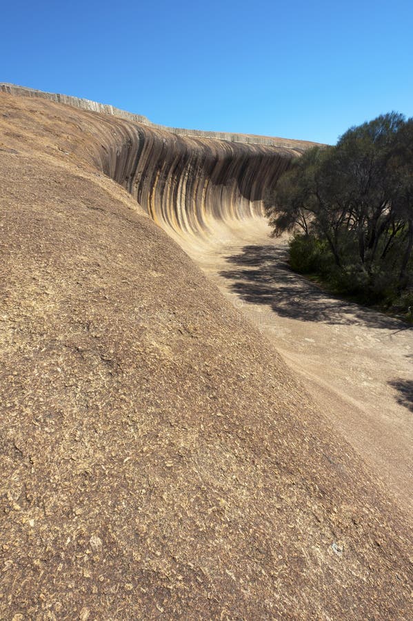 Wave Rock, Western Australia Stock Image - Image of large, geological ...