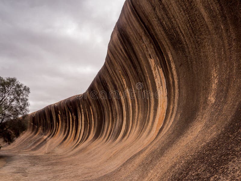 Wave Rock, Western Australia Stock Photo - Image of geology, vacation ...