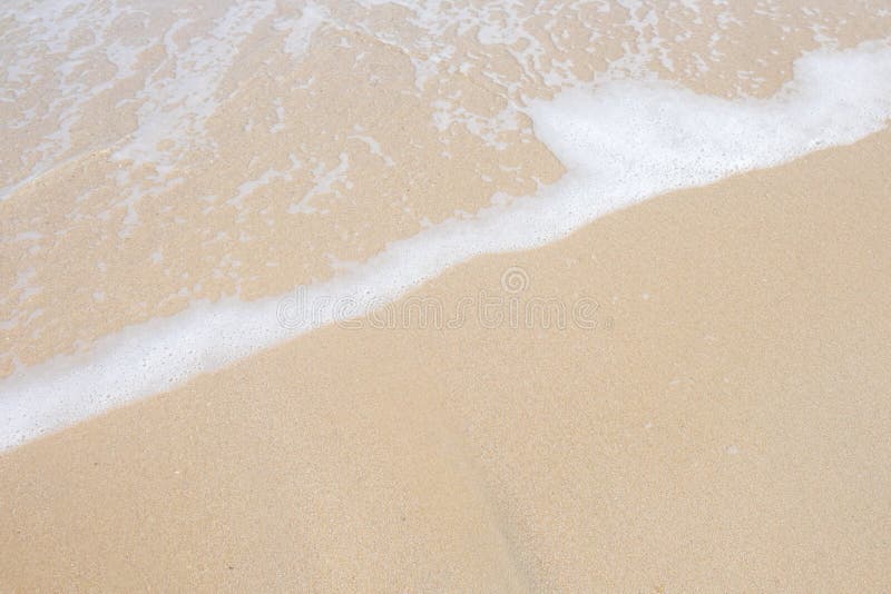Wave roll into beach stock image. Image of beautiful - 54440269