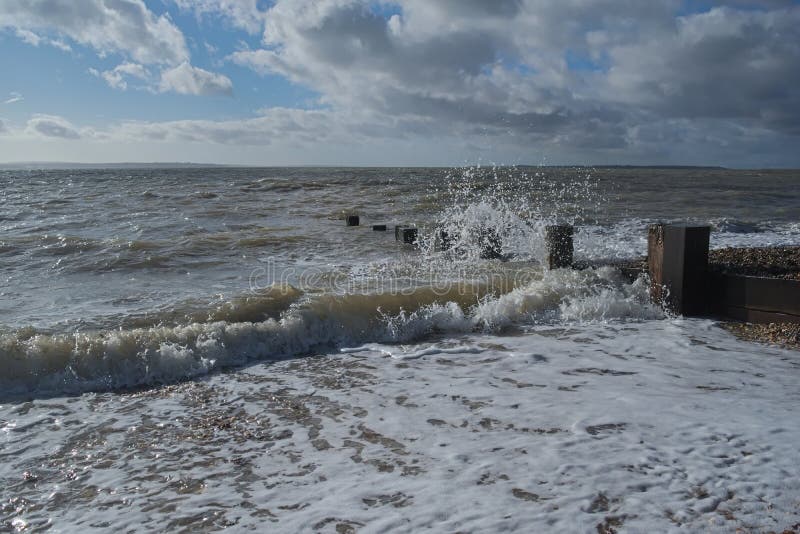 Wave rolling in. stock photo. Image of bubbles, blowy - 138921986