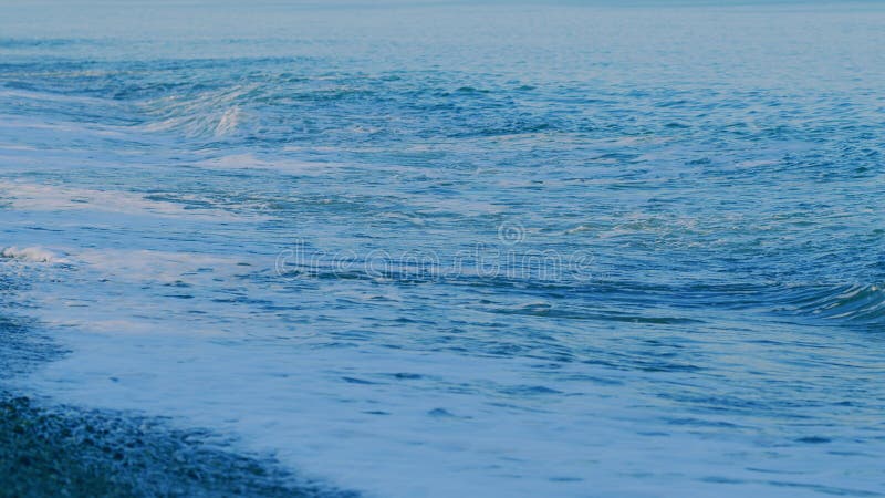 Real Time. Wave Rolling in Sea. Environmental Problems - Lack of ...