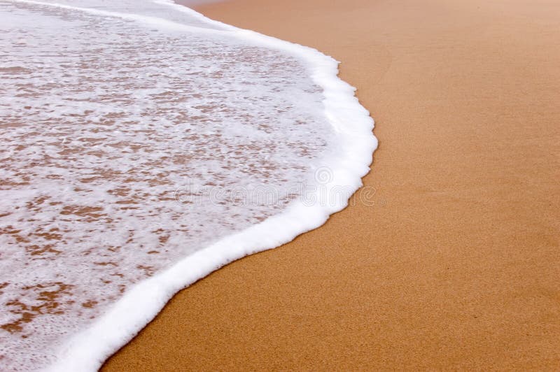 Sand with waves. stock image. Image of vacation, shore - 2038347