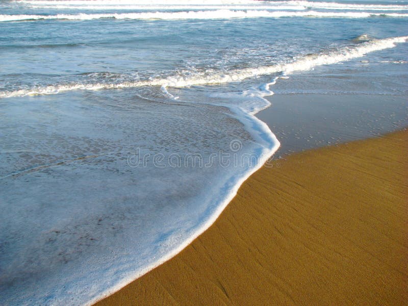Wave on sand stock photo. Image of water, texture, foam - 5937082