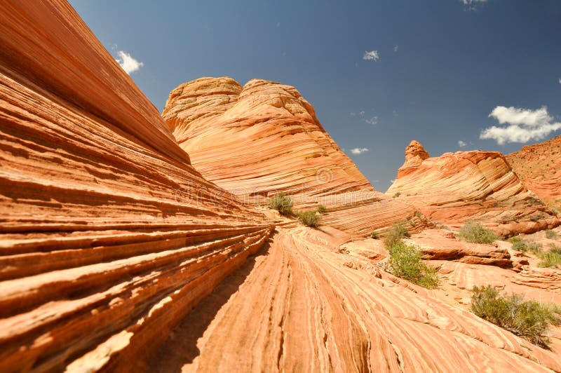The Wave, Sandstone Curve (Arizona) Stock Photo - Image of outdoor ...