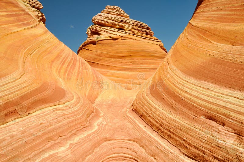 The the Wave, Sandstone Curve (Arizona) Stock Image - Image of outdoor ...