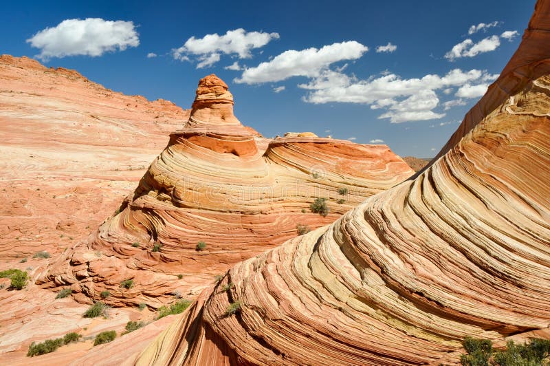 The Wave, Sandstone Curve (Arizona) Stock Image - Image of explorer ...