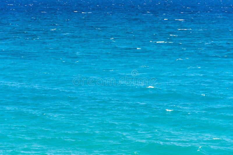 Wave on the Sea Close-up, Sunshine Reflection. Copy Space for Text ...