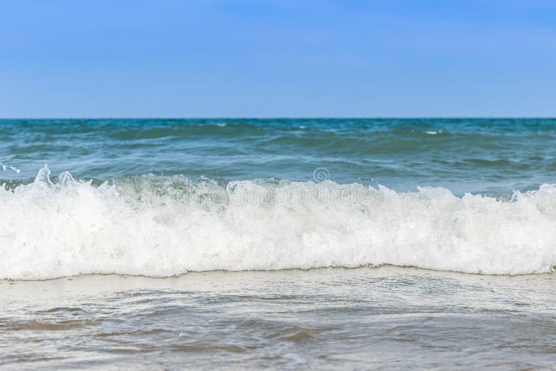 Wave on the sea coast line stock photo. Image of pacific - 92629196