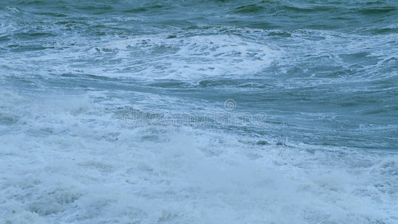 Wave Sea Storm. Ocean Sea Spray Great Big Waves. Natural Scene. Static ...