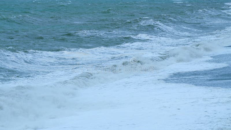Wave Sea Storm. Ocean Sea Spray Great Big Waves. Natural Scene. Static ...