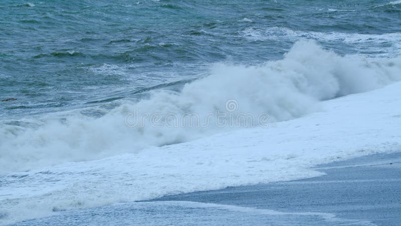 Wave Sea Storm. Ocean Sea Spray Great Big Waves. Natural Scene. Static ...