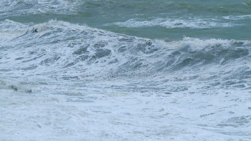 Wave Sea Storm. Ocean Sea Spray Great Big Waves. Natural Scene. Static ...