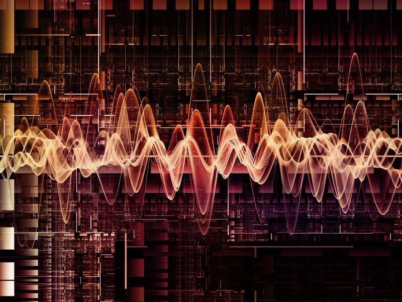 Wave Signal stock illustration. Illustration of signal - 128721993